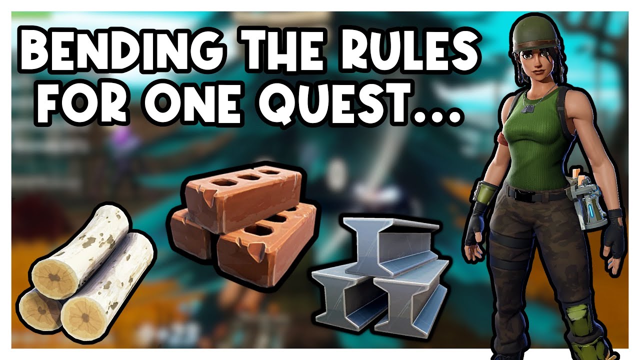 Bending The Rules for ONE Quest... - Fortnite Save the World Campaign ...