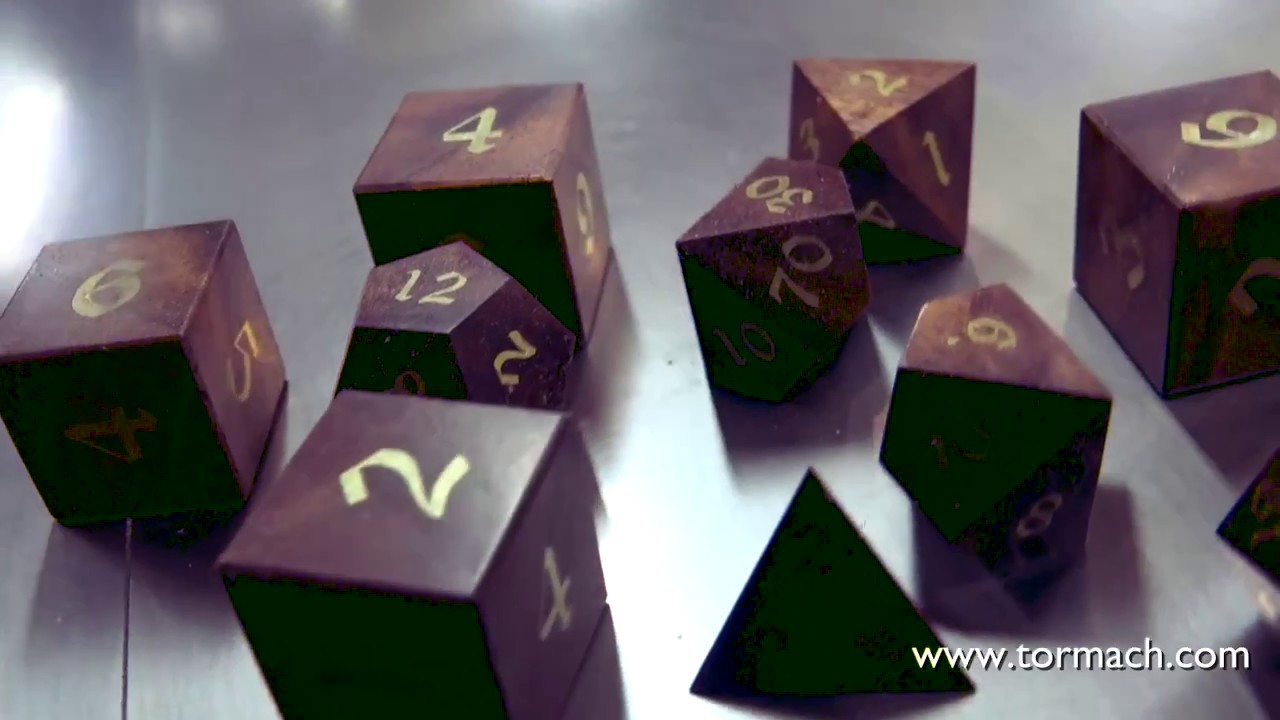 Machining Rare Material Dice for High End Gamers - YouTube