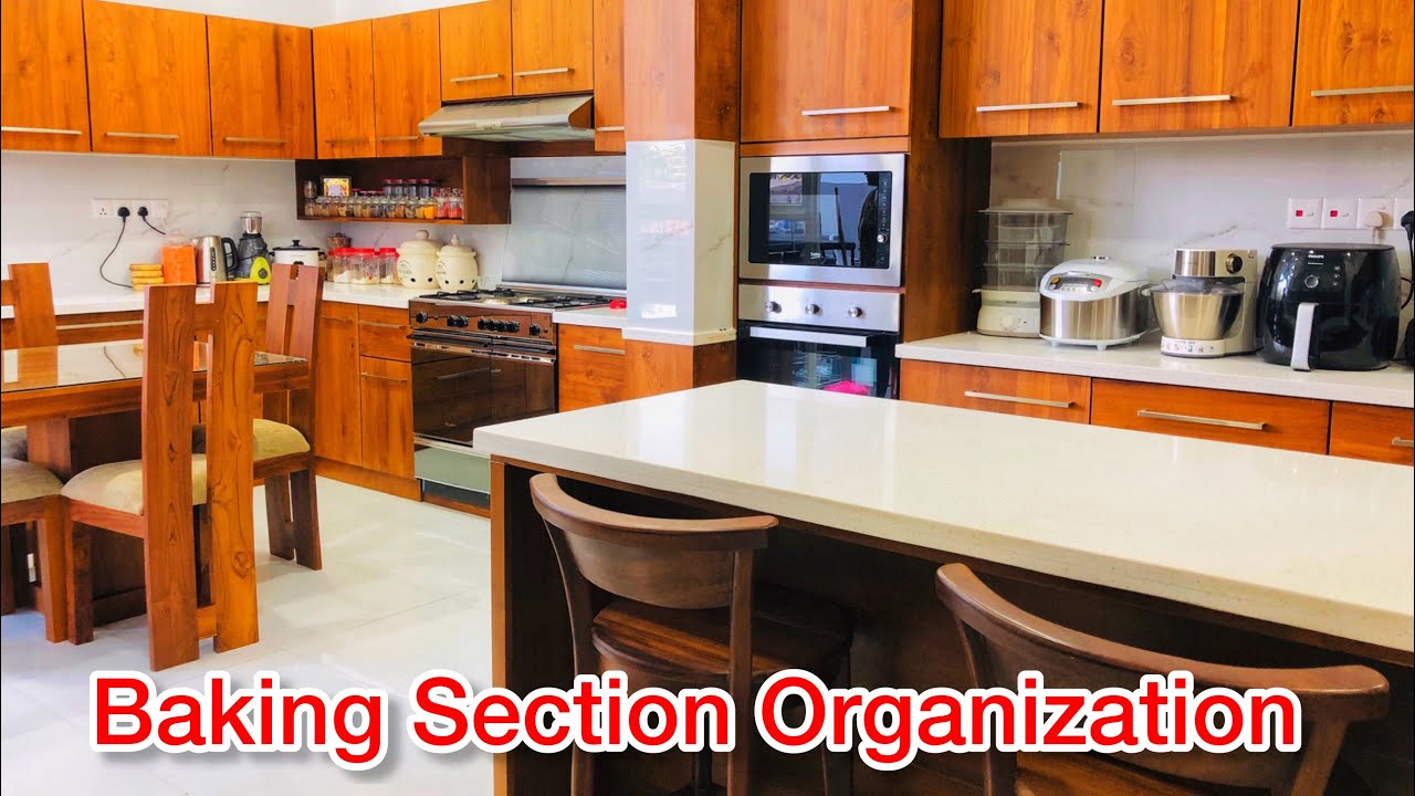 Baking Section Organization | kitchen Pantry Cupboards part 2 |කුස්සියේ ...