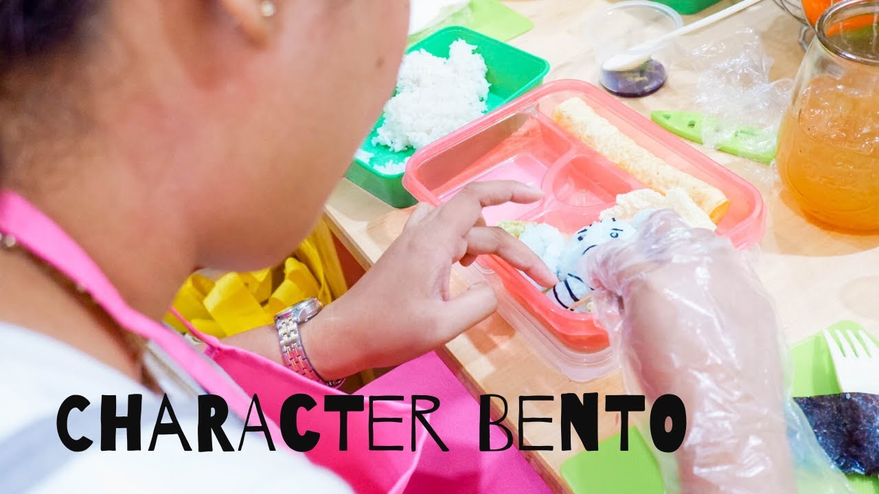Japanese Character Bento Making Workshop 🍱 - YouTube
