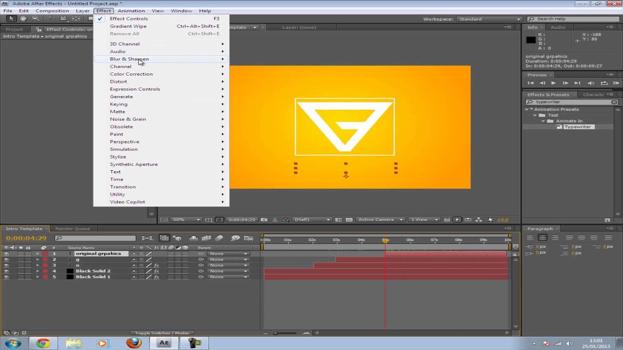 Simple 2D Intro Tutorial | After Effects - YouTube