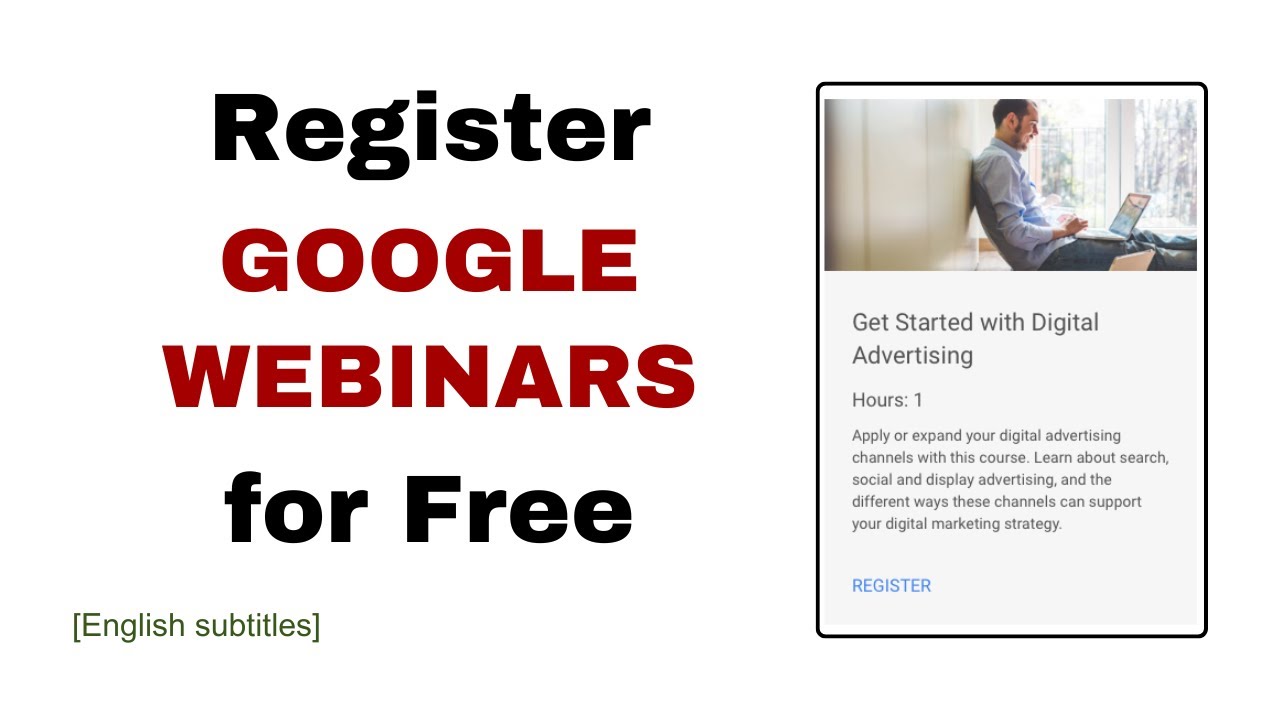 How to Register for Free Google Webinars | Digital Garage & Cloud OnAir ...