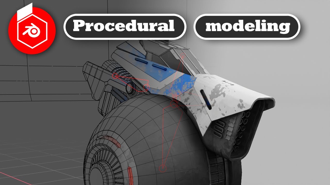 create high quality meshes with procedural modeling in blender - YouTube