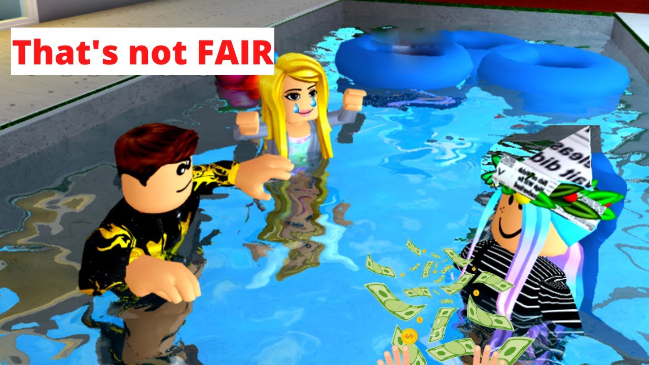 LAST TO LEAVE THE POOL WINS $10,000! Roblox Bloxburg Roleplay CHALLENGE ...