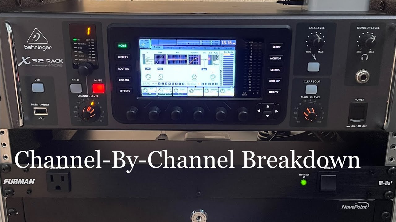 A Channel-By-Channel Breakdown of The Behringer X32 Rack - YouTube