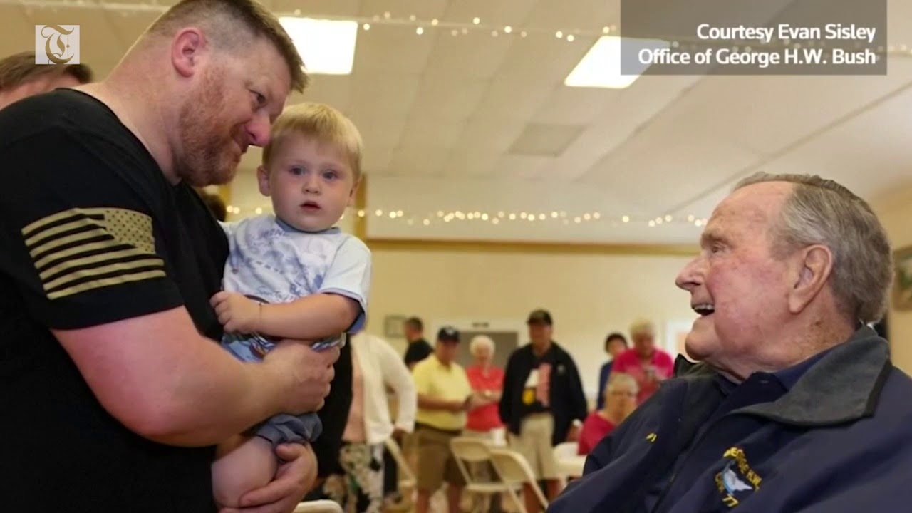 George H.W. Bush back in the hospital -officials - YouTube