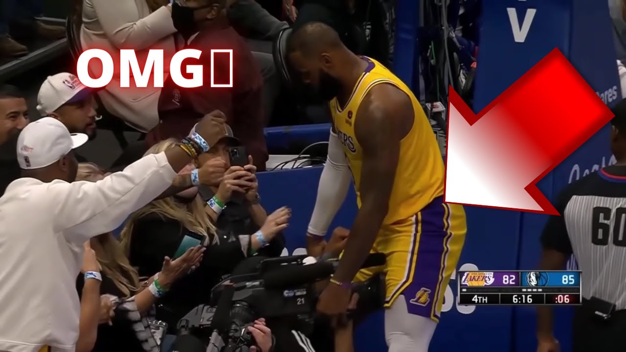 Lebron James pulled camera guy up into his NUTS!!!! WTF - YouTube