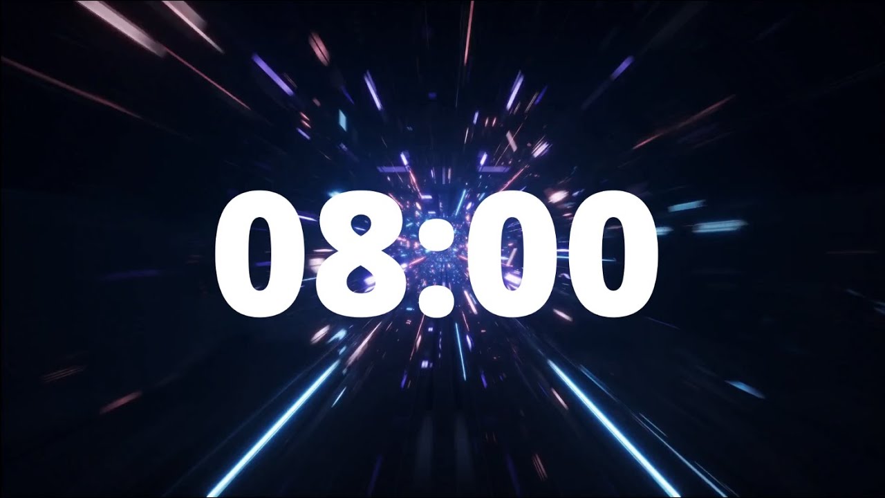 8 Minute Timer | Set 8 Minute Countdown Timer #8minutetimer #timerclock ...