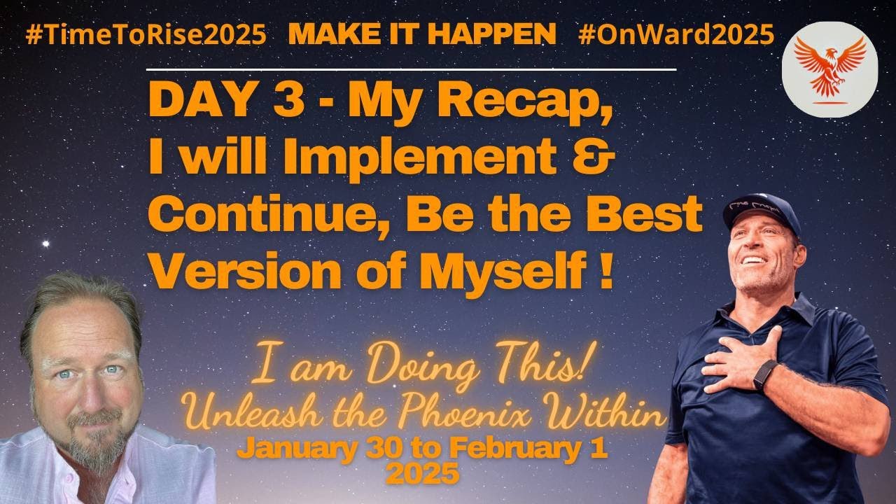 Time to Rise Summit Day 3: Your Path to an Extraordinary Life ...