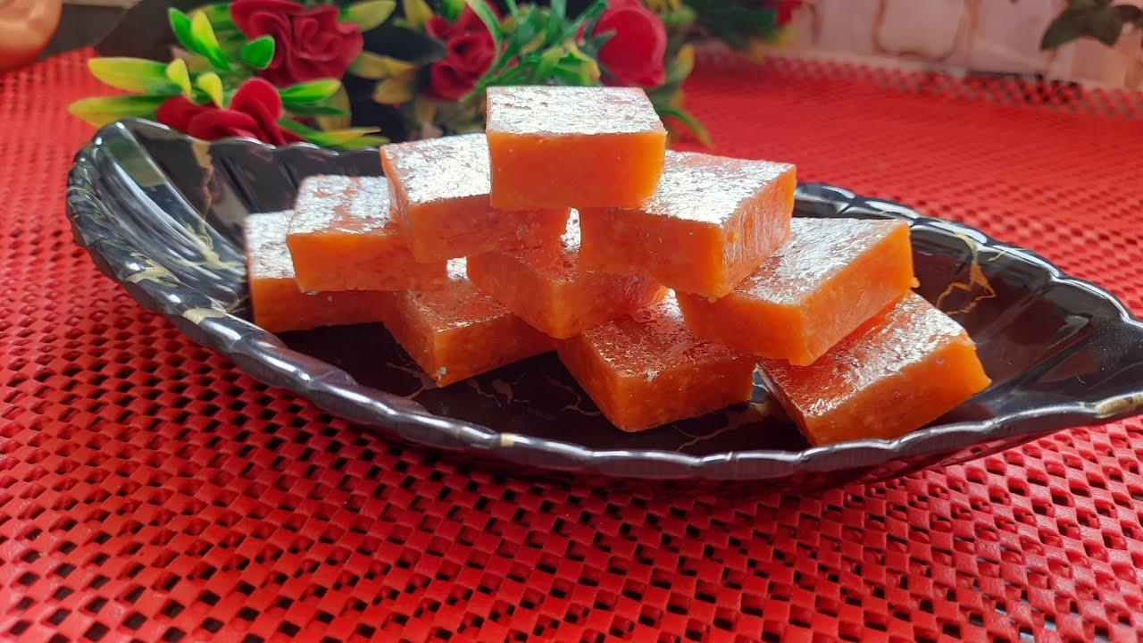 Nagpur Ka Famous Orange Barfi | Orange Barfi Recipe - YouTube