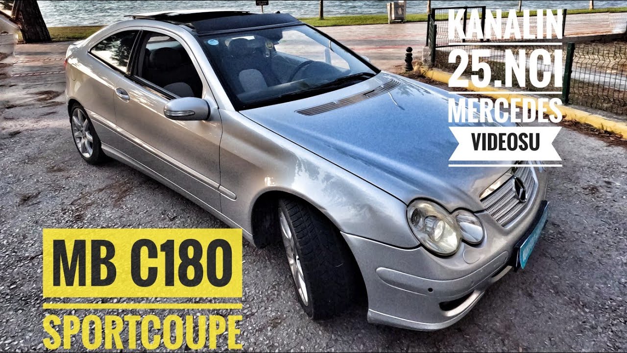 Mercedes C180 SportCoupe I 143 Beygir I Konforlu 2 Kapı I Manifold ...