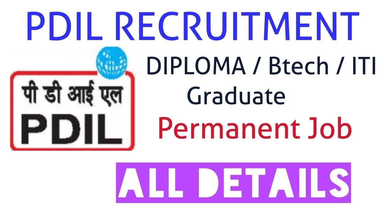 PDIL( Project Development India Ltd) Recruitment - YouTube