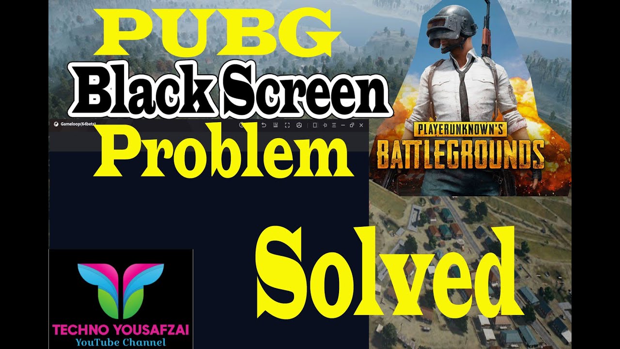 Pubg black screen Problem Easy Solution - YouTube