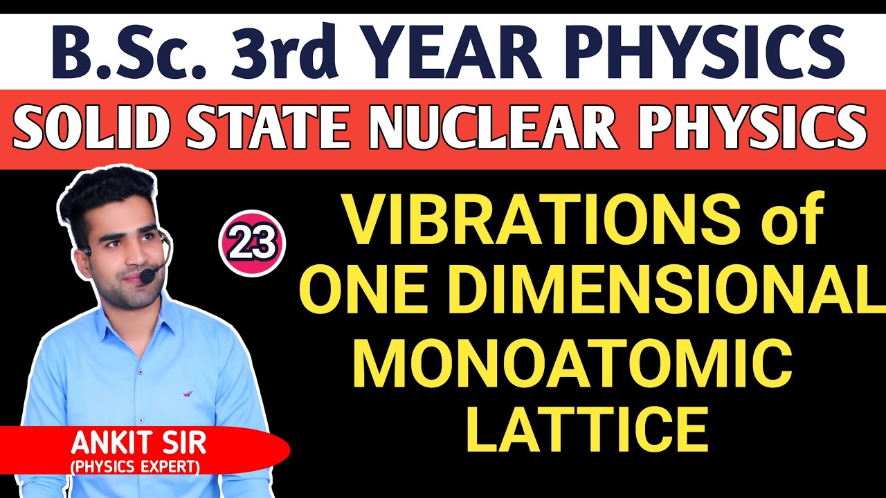 L23 VIBRATION OF ONE DIMENSIONAL MONOATOMIC LATTICE Solid State l23-vibration-of-one-dimensional-monoatomic-lattice-solid-state
