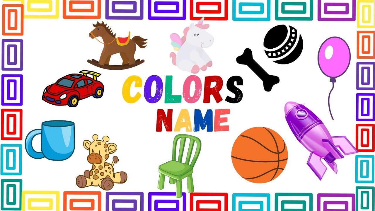 Color Names for Kids | Learn with Fun! - YouTube