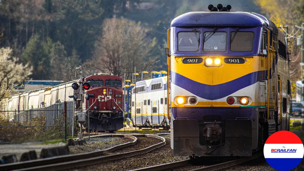 West Coast Express Commuter Trains around Greater Vancouver 2022-2023 ...
