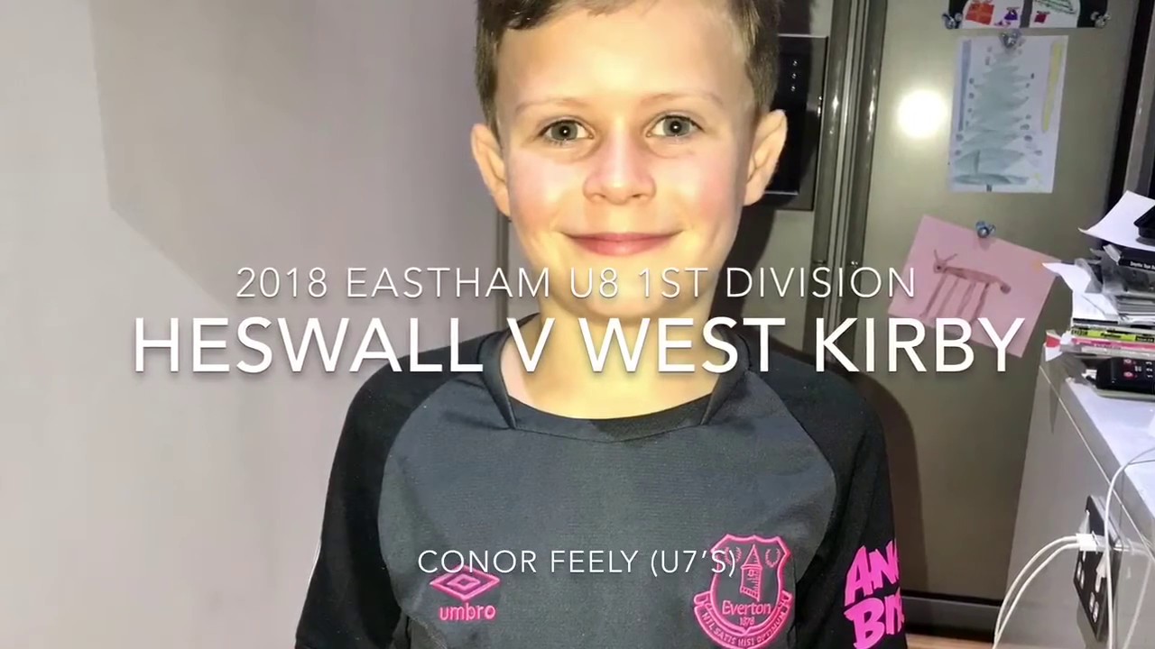 Conor Feely - Heswall U7’s playing for Heswall U8’s - YouTube
