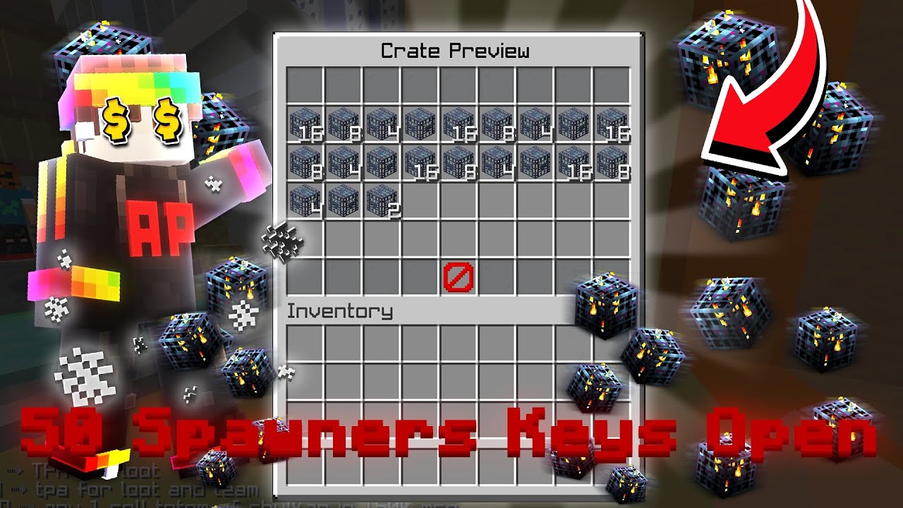 Opening 50 Spawners Keys In Fire Mc Season 5 || Fire Mc Season 5 - YouTube