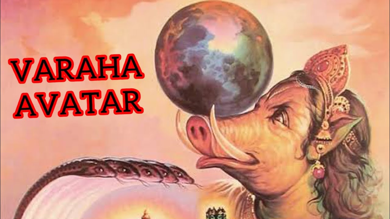 Varaha avatar of Lord Vishnu #lordvishnu #indianmythology #vishnupuran ...