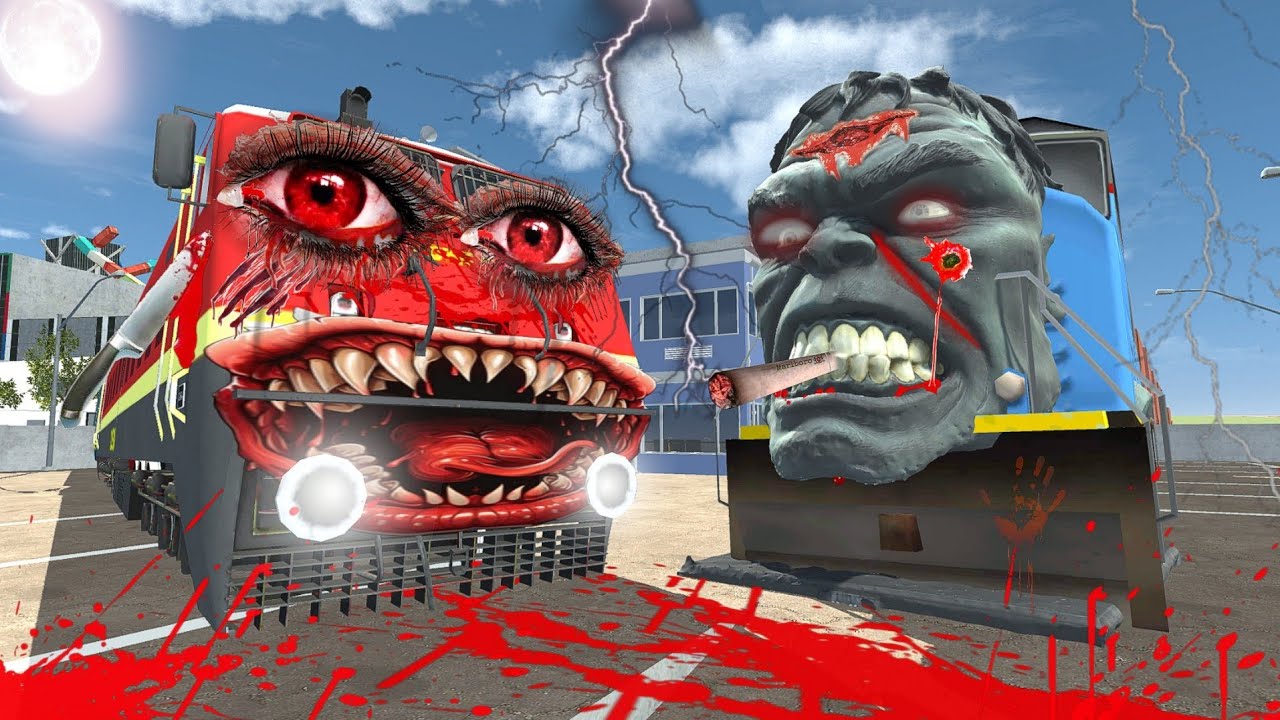 Ghost Horror Train Attack Haunted Hulk Train - INDIAN BIKES DRIVING 3D ...