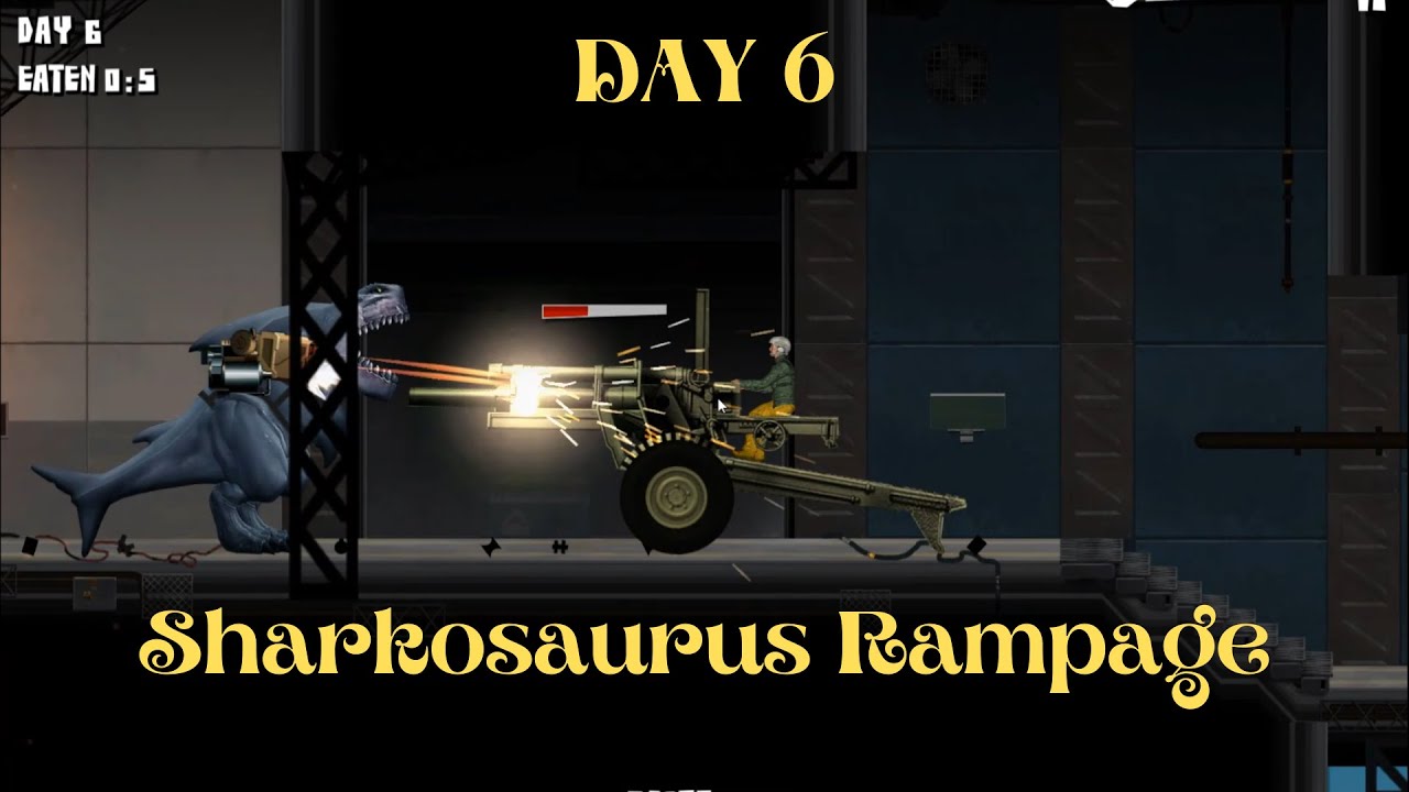 Sharkosaurus Rampage Day 6 Awesome!!! - YouTube