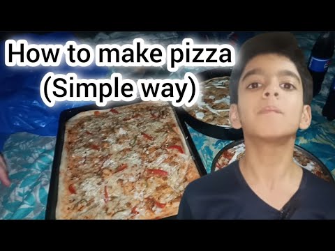 pizza | How to make pizza | i made pizza🍕 | pizza made by me | easy way ...