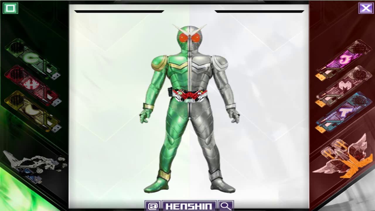 Kamen Rider W Game All Form - YouTube