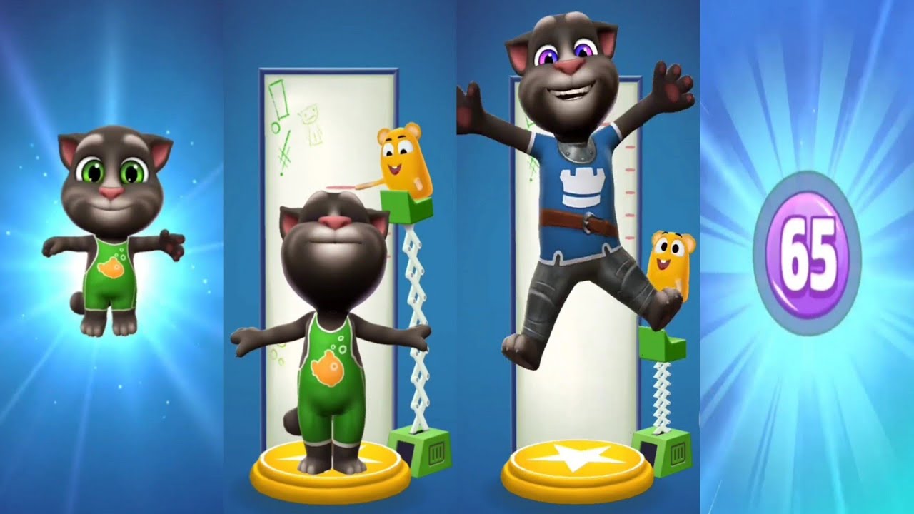 Happy Birthday Level 10 Vs Level 15 Vs Level 30 Vs Level 65 My Talking ...