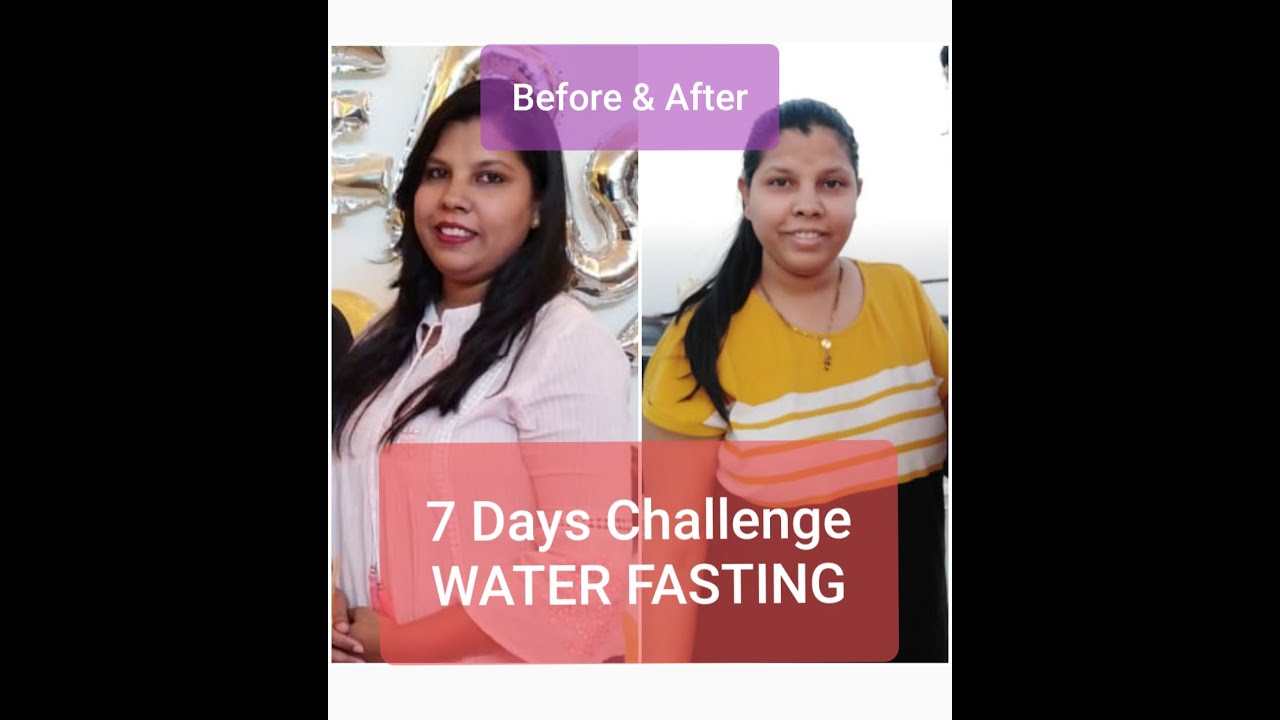 7 Days Water Fasting Challenge, Surprised to see my weight loss - YouTube