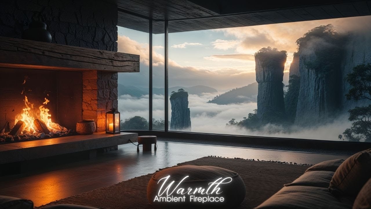 Cozy Fireplace Sounds🔥 | Crackling Fire for Sleep, Relaxation & Calm ...