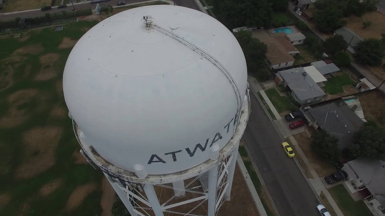 Water Tower in Atwater, CA - YouTube