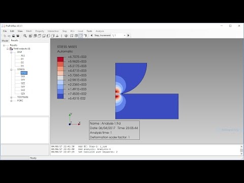 PrePoMax & CalculiX - Edit CalculiX Keywords: Contact - YouTube