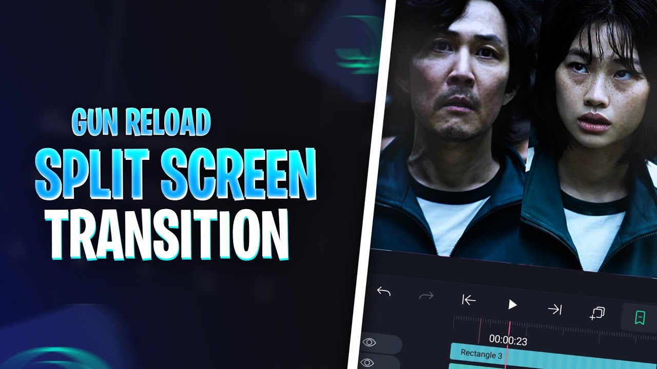 Split screen Transition with Gun🔫 Reload sound effect🔥 | Alightmotion Transition Tutorial ...