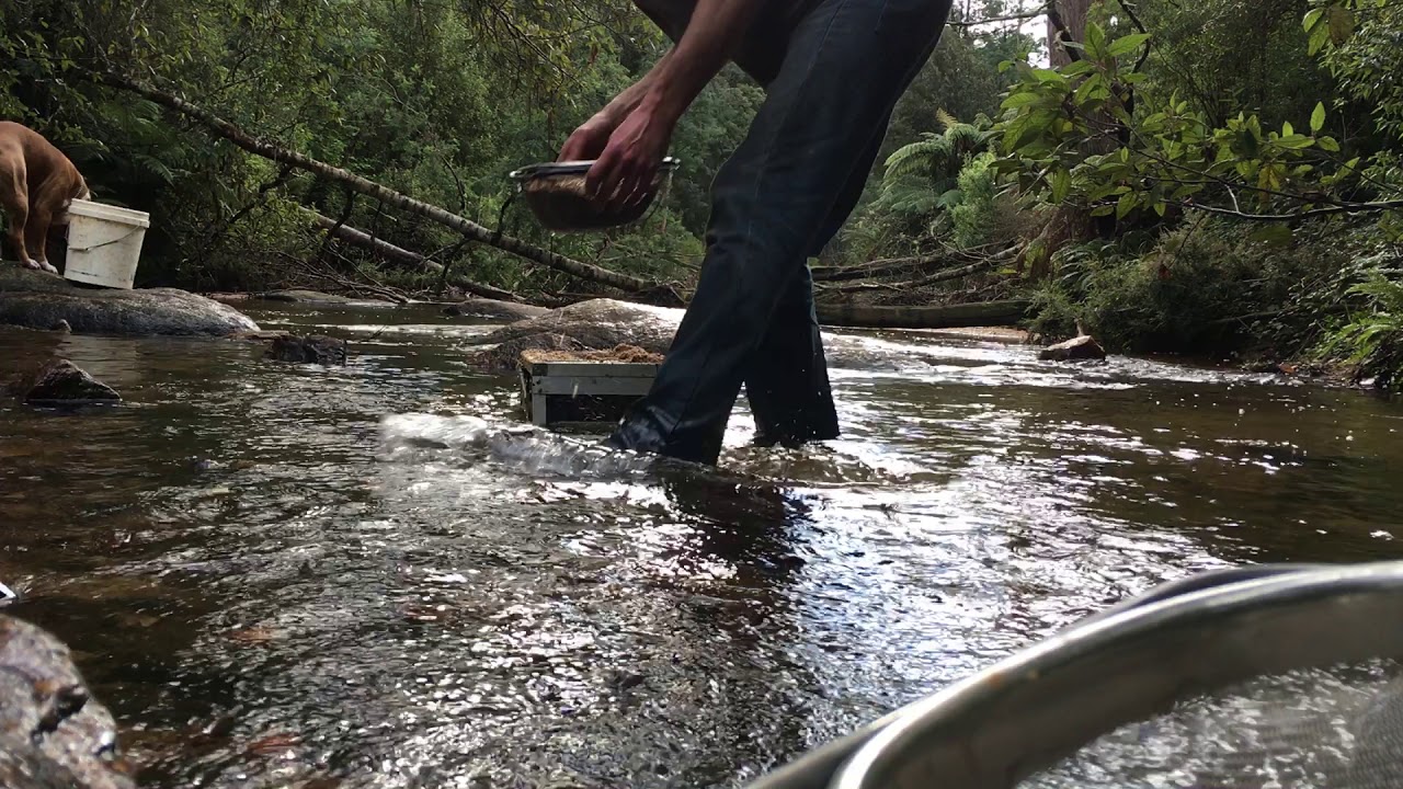 Digging for Sapphires at the Weld River Start to Finish, Long video ...