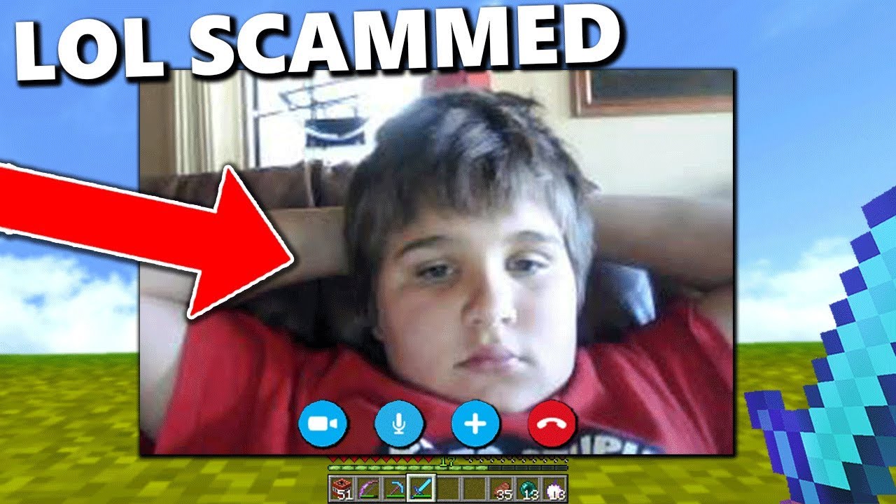 This kid SCAMS players on my Minecraft server.. and doesn't care when ...