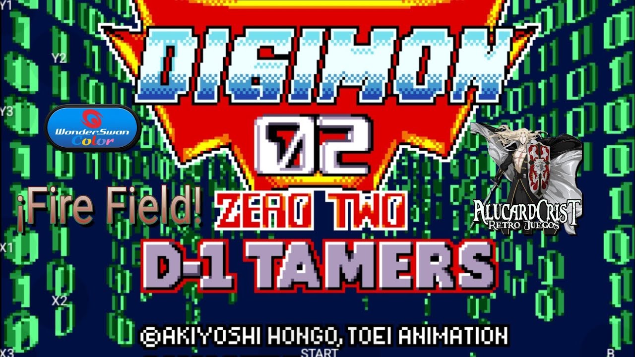 Digimon 02 D-1 Tamers WonderSwan Colors/ Capítulo # 1/ ¡Fire Field ...