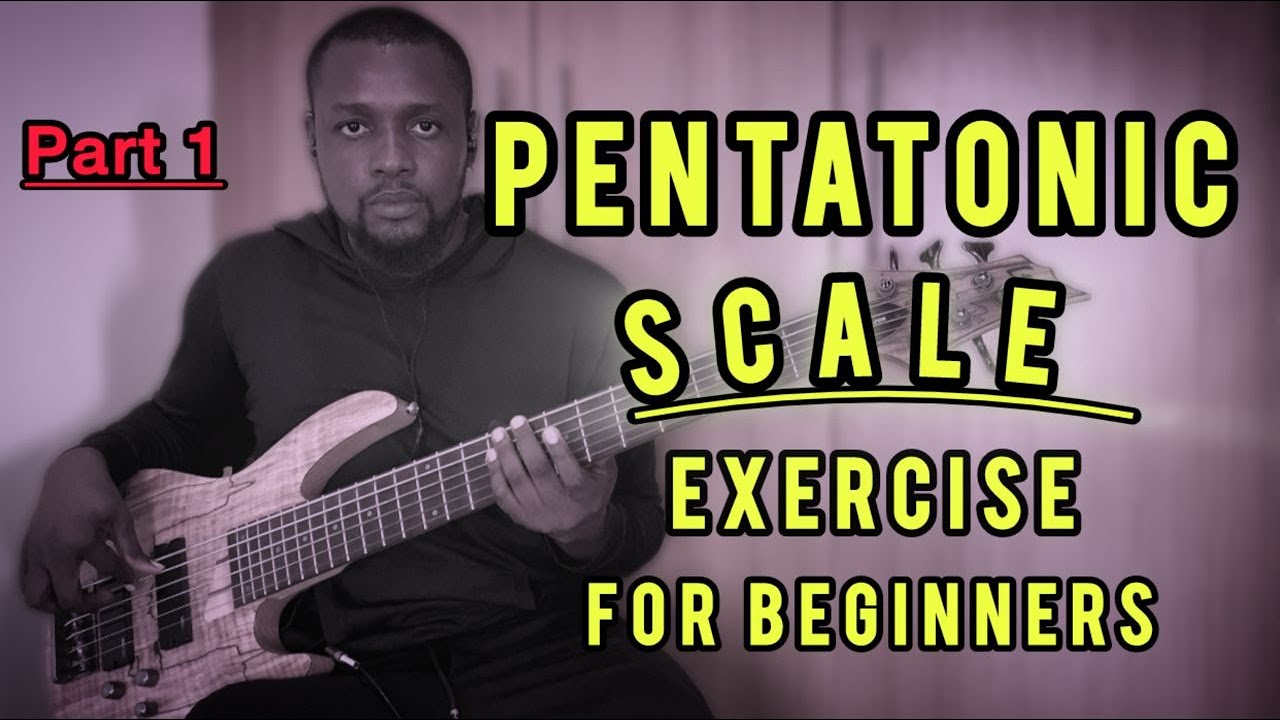 PENTATONIC SCALE EXERCISE FOR BEGINNERS Part 1 - YouTube