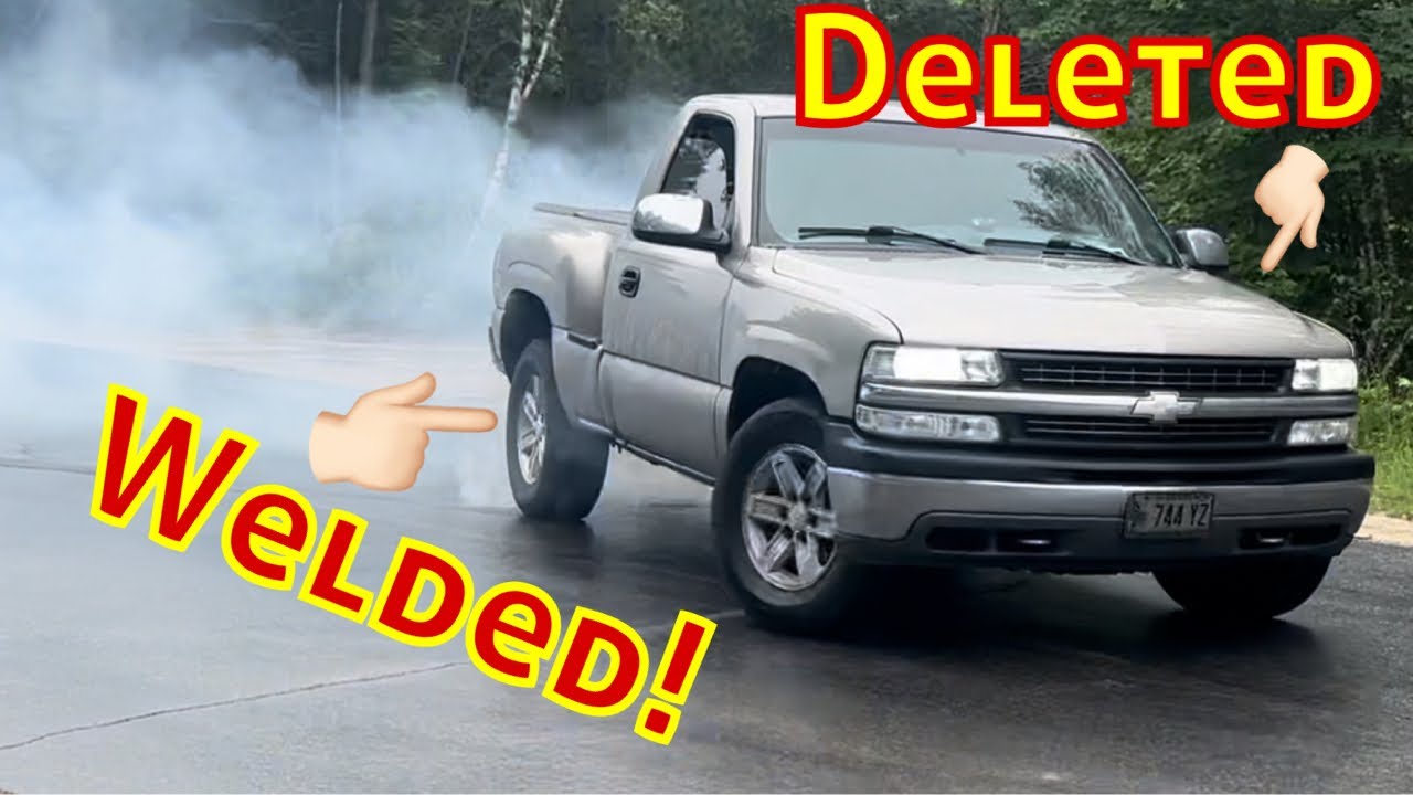 Melting tires (welded diff) - YouTube