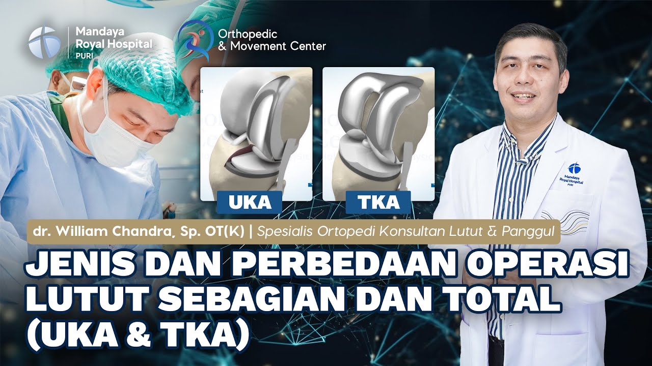 Operasi Penggantian Operasi Lutut Total dan Parsial | dr. dr. William ...