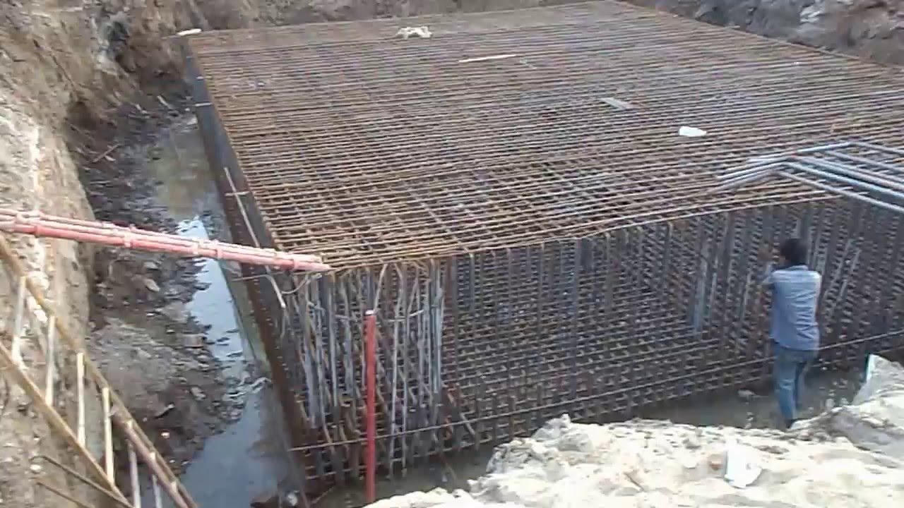 Kanakadurga Flyover Works-Pillar Foundation Iron Arrangements as on 05. ...