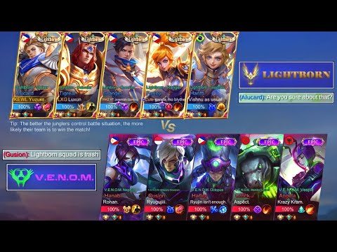 LIGHTBORN VS V.E.N.O.M SQUAD TRASHTALKERS! 🗑️ | THEY SAID LIGHTBORN ARE TRASH?! 🤮 | OKAY LETS SEE! 🔥