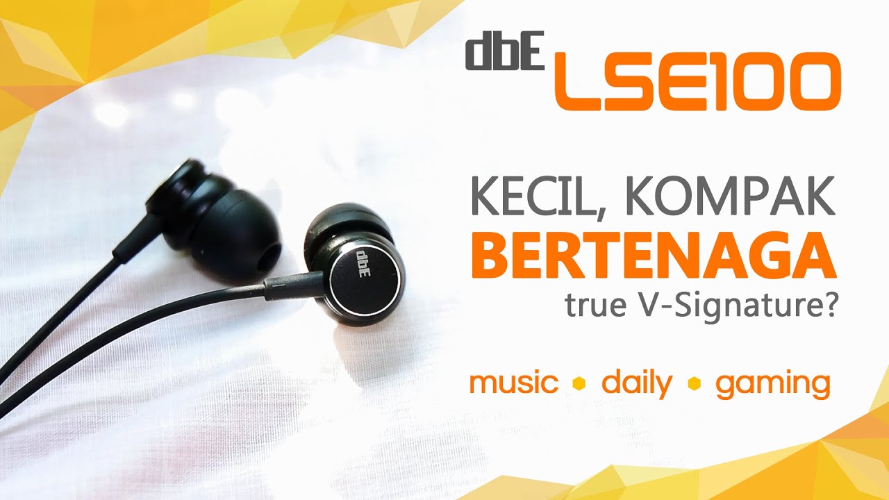 DBE LSE100 - kecil, enteng, lembut~ - Review apa adanya - music, gaming ...