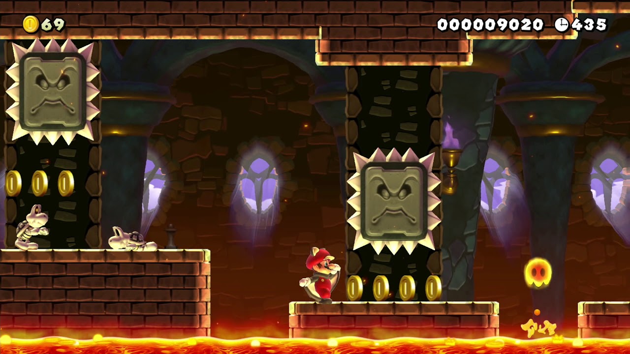 SFW2-5: Morton's Crusher Castle by febreeze 🍄 Super Mario Maker 2 😶 No ...