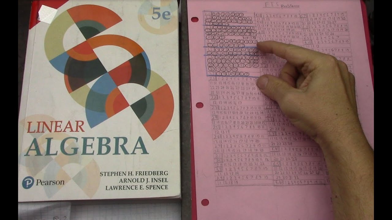 156 Linear Algebra Freidberg Ch 1 4 of 4 - YouTube