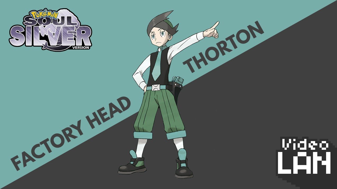 Pokémon SoulSilver | Battle Frontier - Factory Head Thorton - YouTube