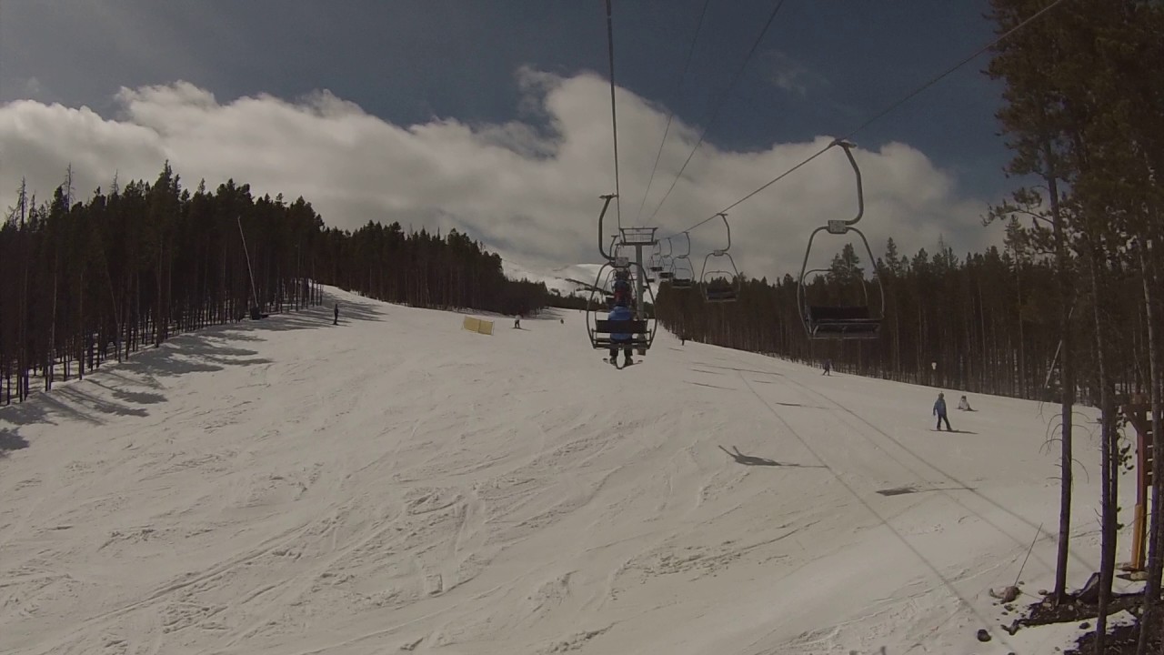 Snowflake lift Breck CO - YouTube