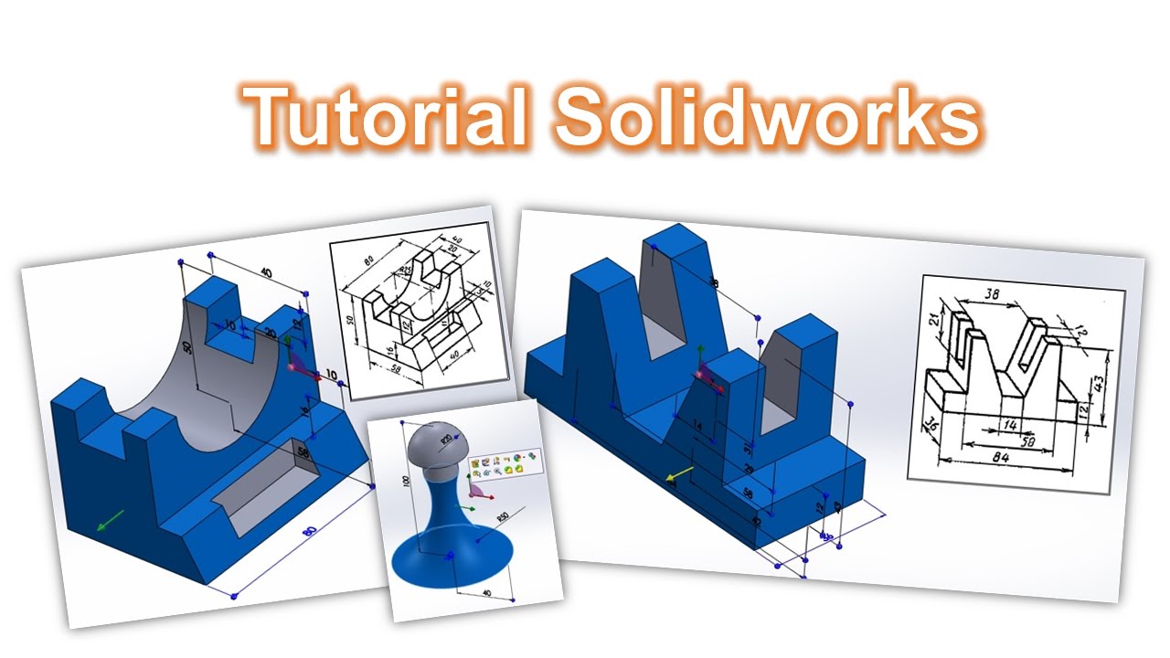 Tutorial Solidworks - Exemplul 1 - YouTube