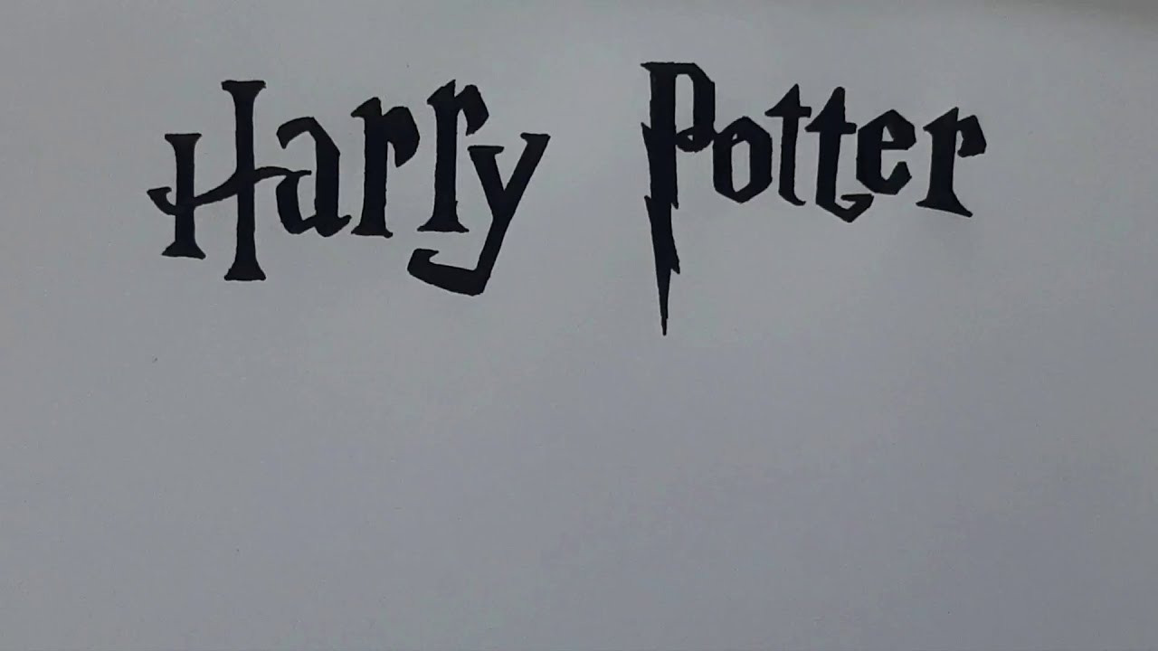 Harry Potter Calligraphy - YouTube