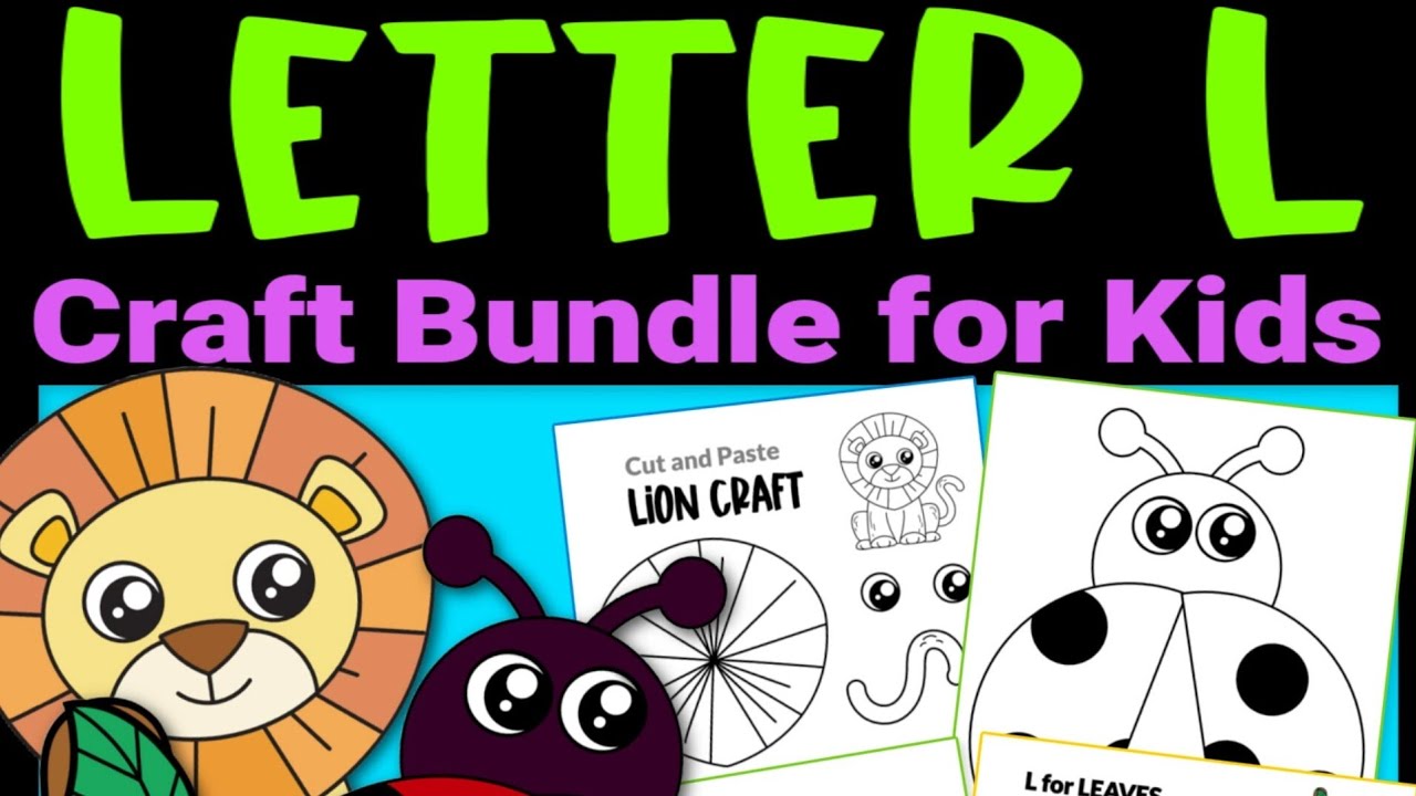Letter " L " Activities for Toddlers & Preschoolers| Alphabet art and ...