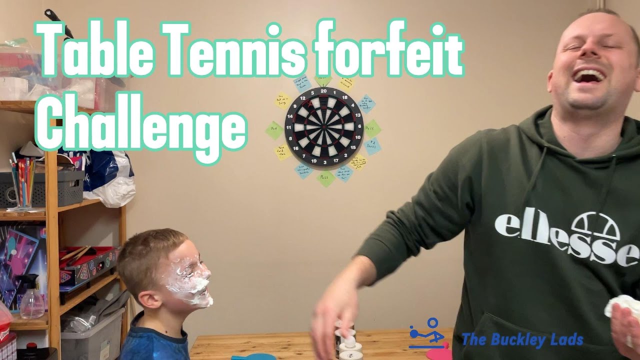 Table Tennis forfeit challenge - YouTube